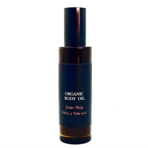 Organic Body Oil – Juniper Berry, Cedar wood and Vetiver | Mirisi Soy ...